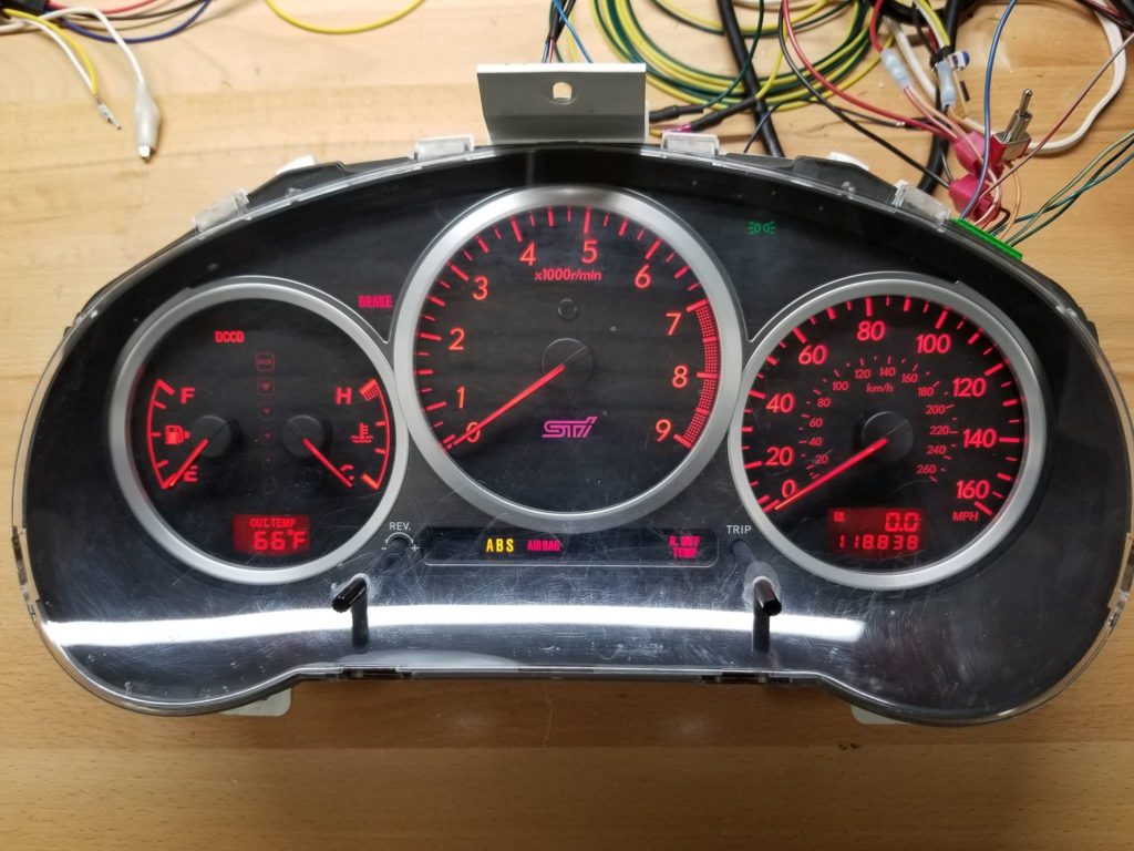 USED 2005-2007 GD STi Cluster with DCCD Programed – Aaron's Subie ...